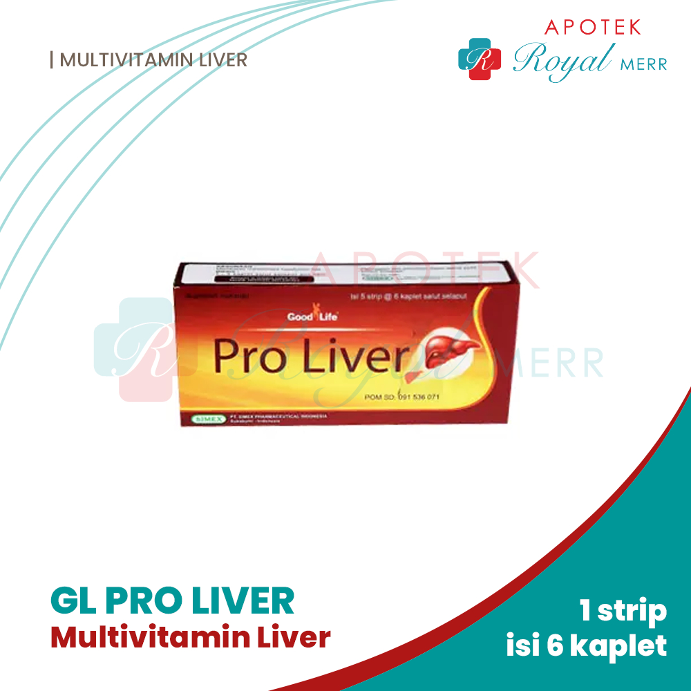 Jual GOOD LIFE PRO LIVER STRIP ISI 6 Tablet Untuk Menunjang Dan ...