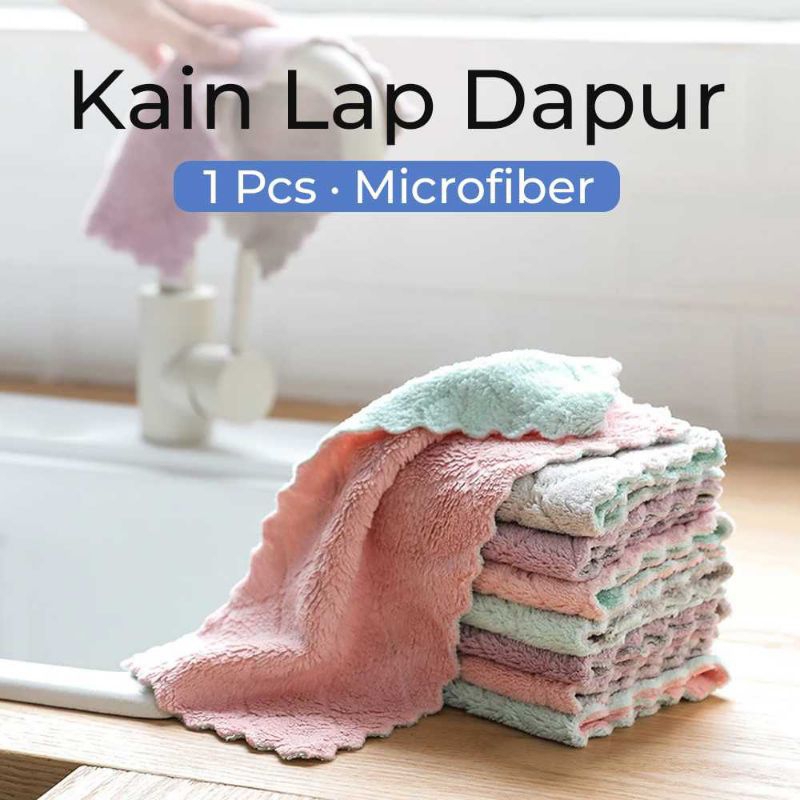 Jual Kain Lap Dapur Microfiber 24x14 cm | Shopee Indonesia
