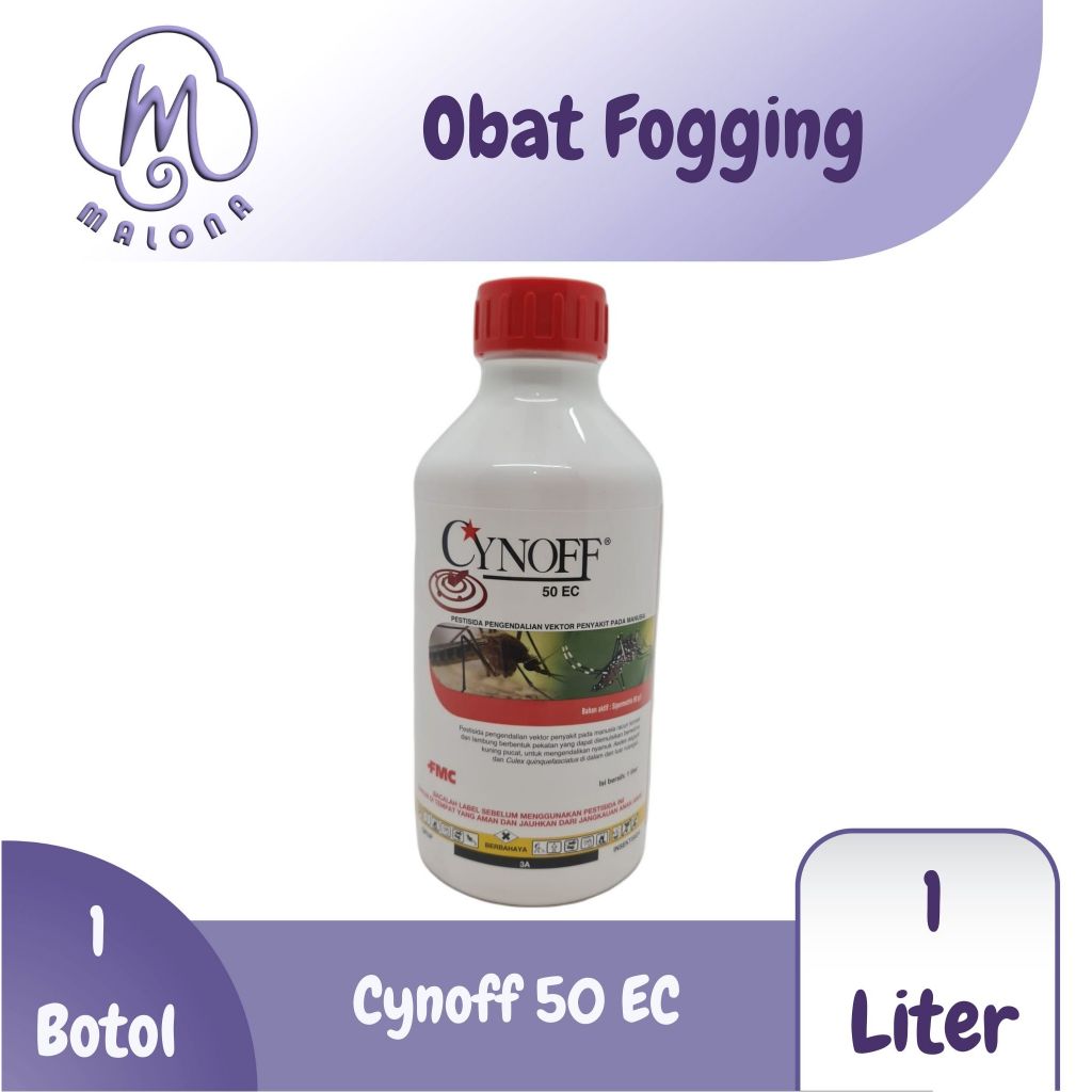 Jual CYNOFF 50 EC 1 Liter Obat Nyamuk Fogging Basmi Nyamuk Demam ...