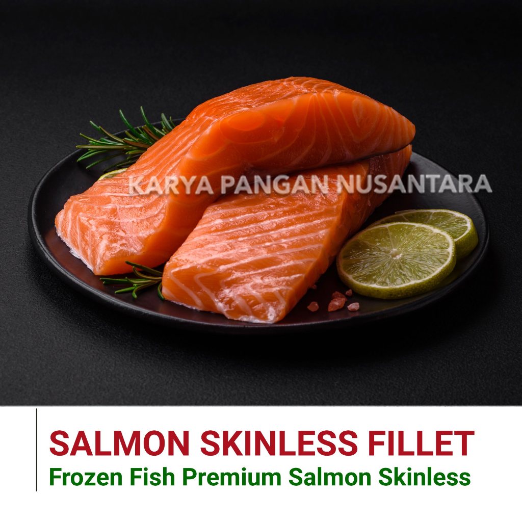 Jual IKAN SALMON FILLET PREMIUM SALMON SKINLESS FILLET CUT PACK 110 ...