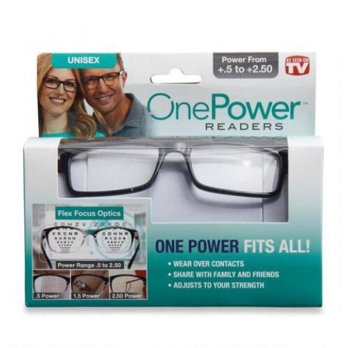 Jual ONE POWER READERS - FLEX AUTO FOCUS OPTIK - KACAMATA BACA BIFOCAL ...