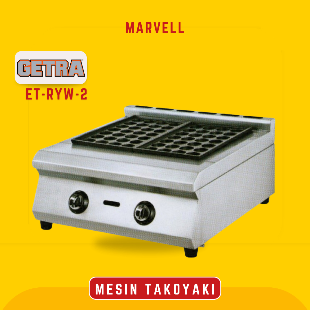 Jual MESIN TAKOYAKI GAS GETRA ET RYW 2 ET-RYW-2 PEMBUAT TAKOYAKI 56 ...