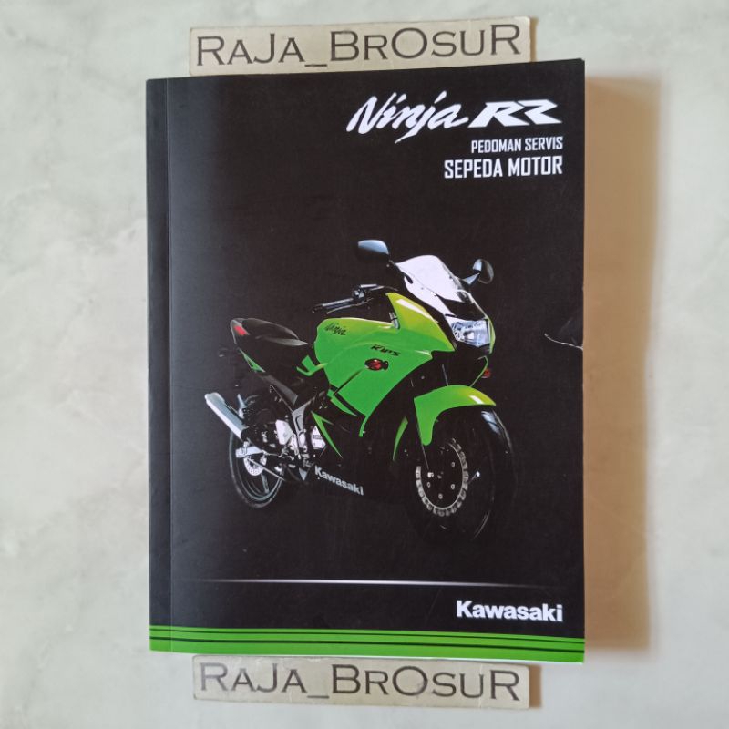 Jual Buku pedoman servis sepeda motor/Manual book Kawasaki Ninja 150 RR/Ninja 150RR KR150 KR 150 ...