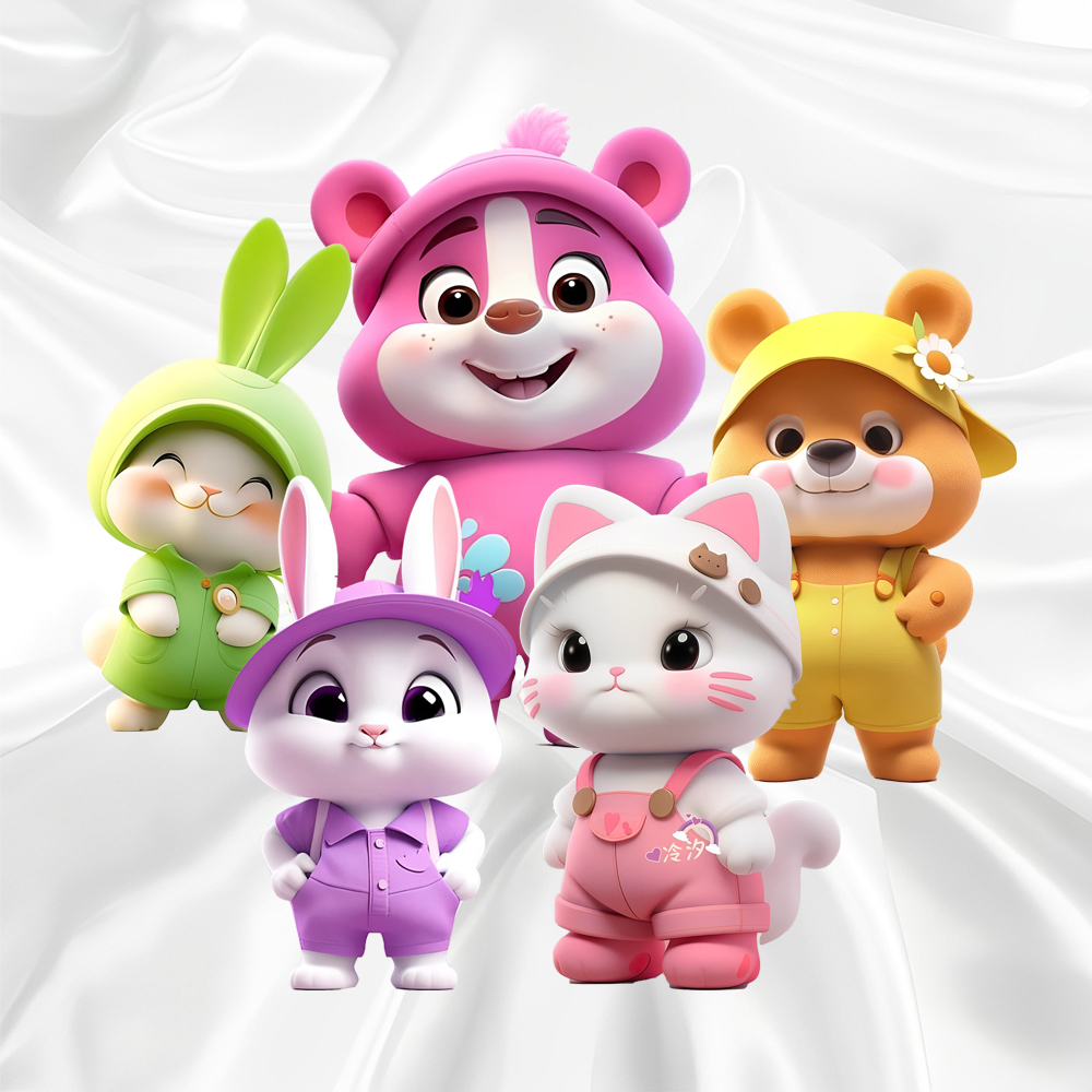 Jual SABLON SETRIKA DTF PRINTING SATUAN UKURAN A5 (14cm-15cm) TEMA CUTE ...