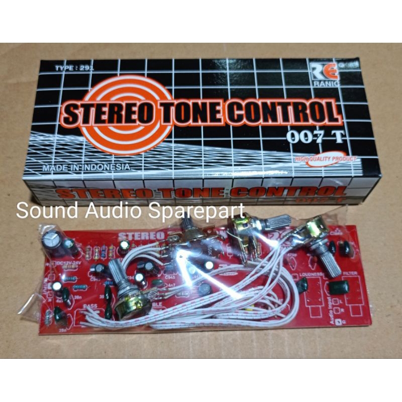 Jual KIT TONE CONTROL STEREO TRANSISTOR 007 + KABEL | Shopee Indonesia