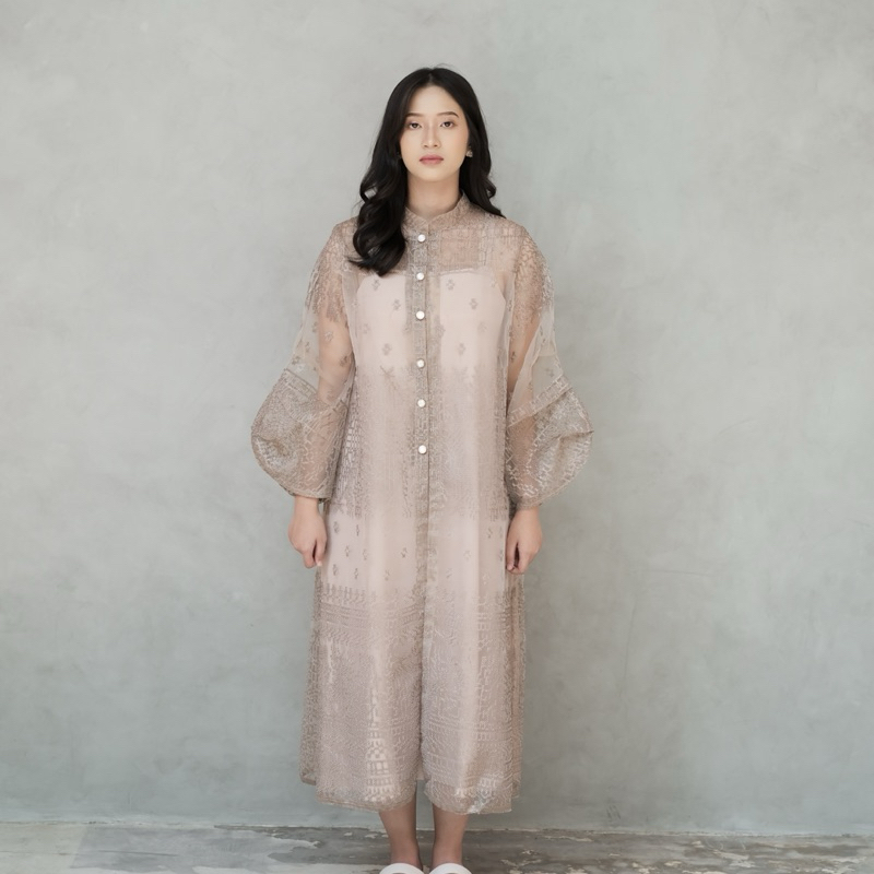 Jual ARUNI OUTER (Outer Only) - Dress Wanita Organza | Outter Organza ...