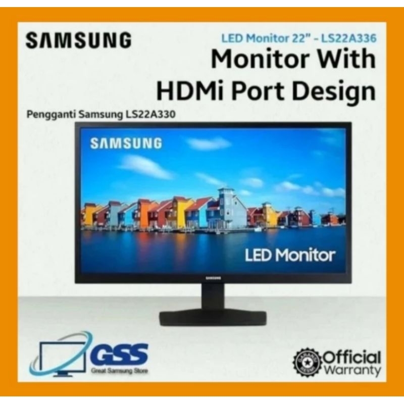 Jual LED MONITOR SAMSUNG 22 INCH HDMI VGA | Shopee Indonesia