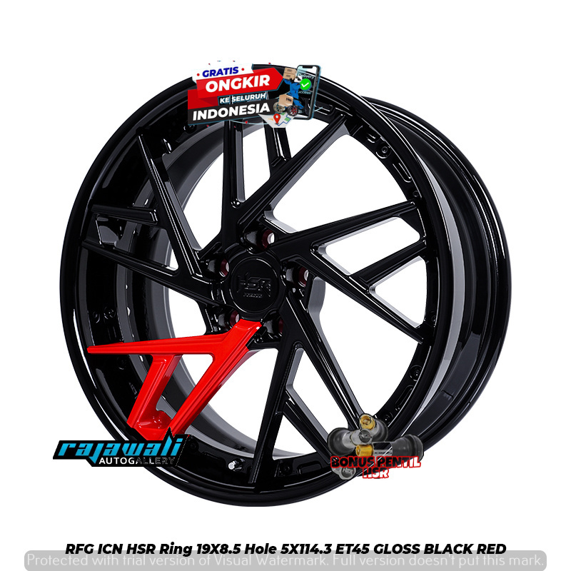 Jual VELG MOBIL ORIGINAL RING 19 LEBAR 8.5 TYPE RFG ICN HSR UNTUK CIVIC ...