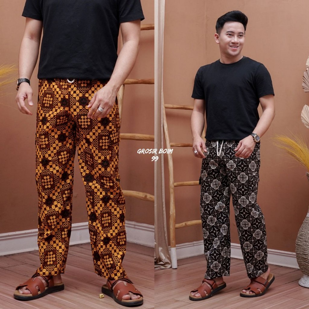 Jual Celana Boim Batik Panjang Dewasa Fit to XL XXL Big Size Super ...