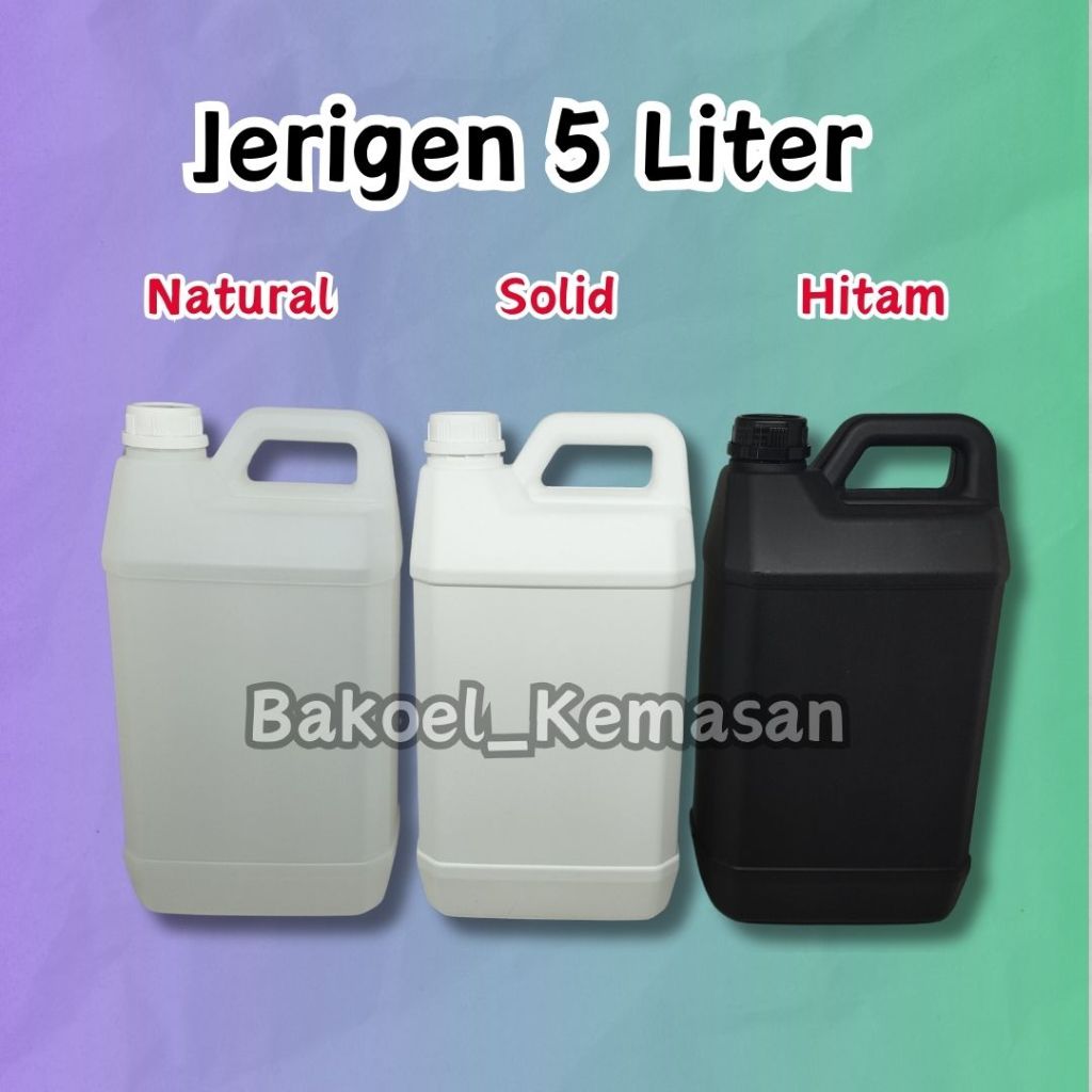 Jual Jerigen 5L 5Liter BARU Jirigen HDPE 5 L Liter Bukan Bekas | Shopee ...