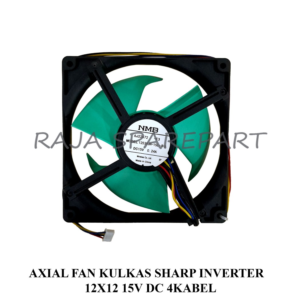 Jual AFSI AXIAL KULKAS/AXIAL FAN KULKAS SHARP INVERTER 12X12 15V DC ...