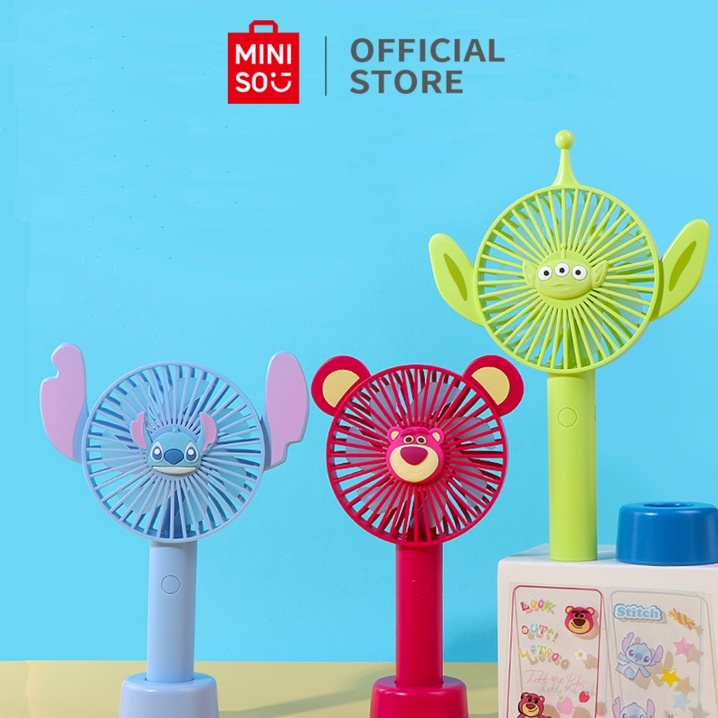 Jual Miniso Collection Disney Pixar Series Fan Lotso Handheld Fan Alien ...