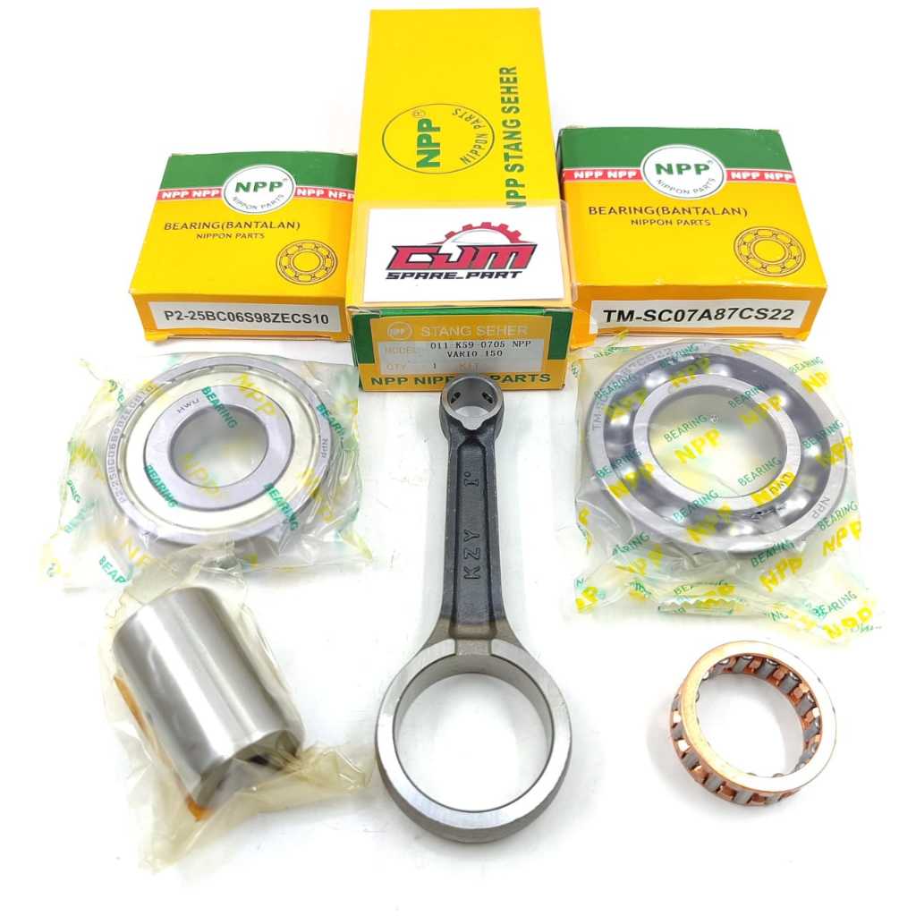 Jual Stang seher conrod plus bearing kruk as vario 150 pcx 150 original npp | Shopee Indonesia