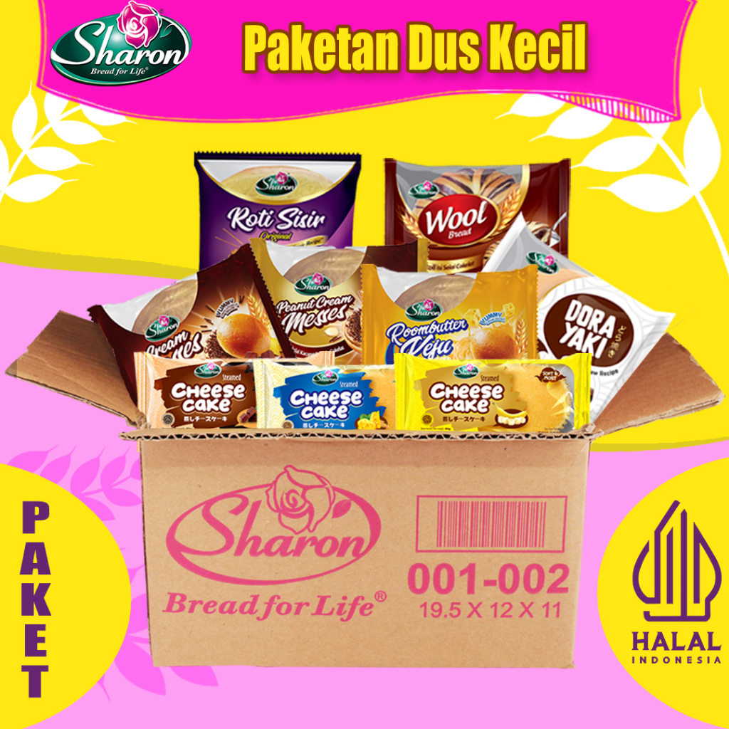 Jual ( PAKET DUS KECIL ) Roti Sharon Bakery Kemasan Hemat | Shopee ...