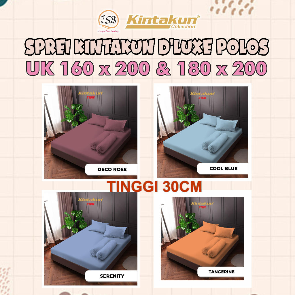 Jual Sprei Kintakun 180x200 Tinggi 30cm / 160x200 T 30 Sepre Kintakun ...