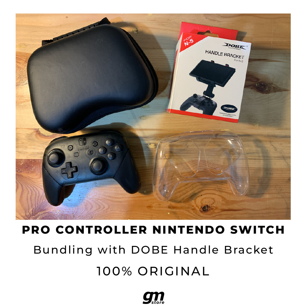 Jual nintendo switch pro con controller wireless original black dobe ...