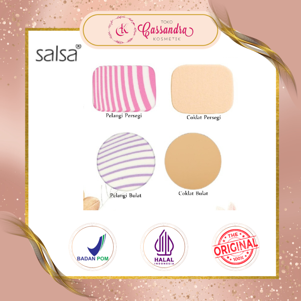 Jual SALSA POWDER PUFF - SPONS BEDAK | Shopee Indonesia