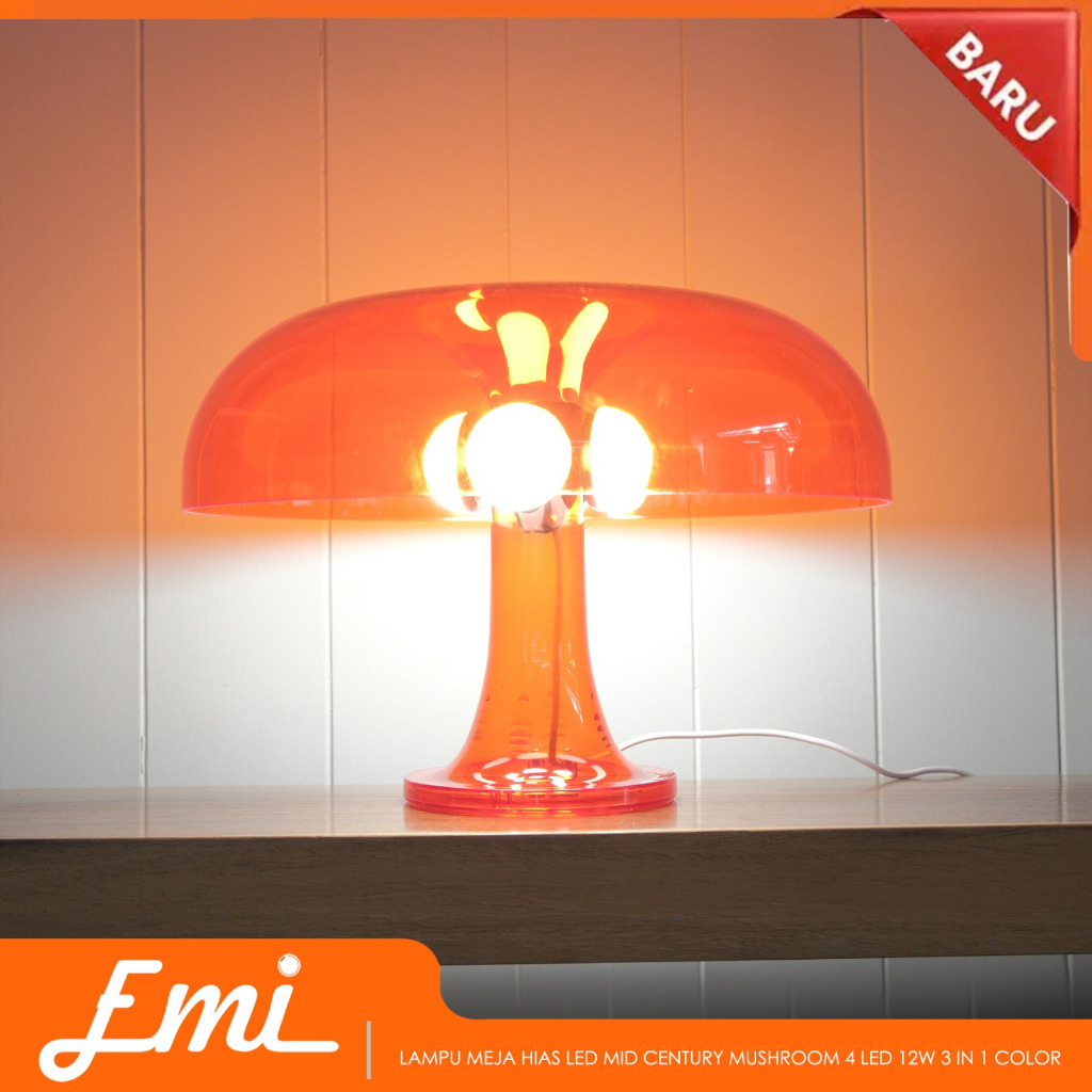 Jual Lampu Hias LED Dekorasi Tablet Lamp Mushroom 5W Cold and Warm ...