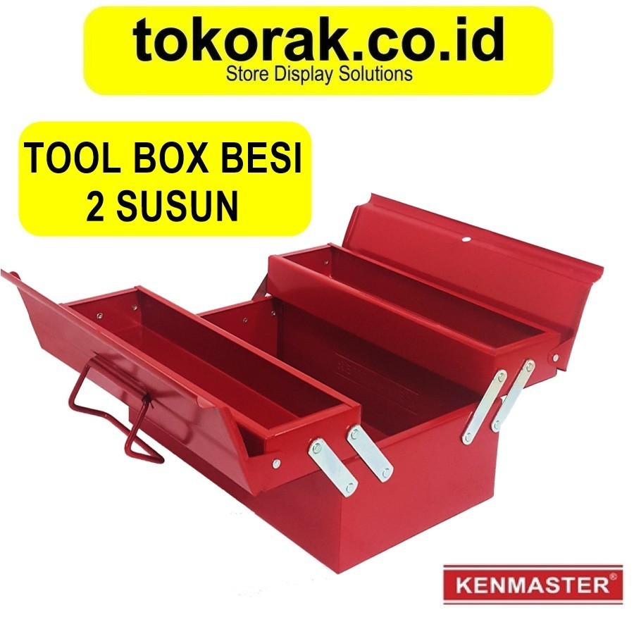 Jual Kenmaster Tool Box Besi 2 Susun - Kotak Perkakas penyimpanan ...