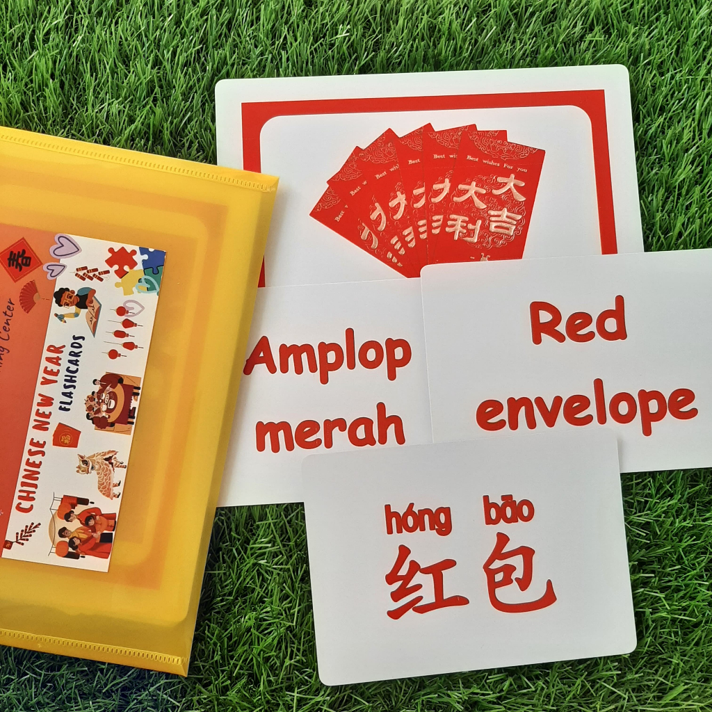 Jual Kartu Mainan Edukasi Anak // Flashcards SIZE JUMBO Tema Imlek ...
