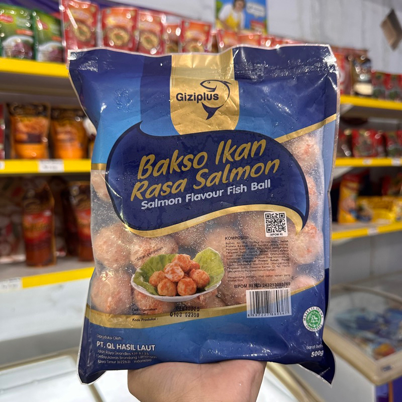 Jual Gizi Plus bakso ikan salmon 500g | Shopee Indonesia