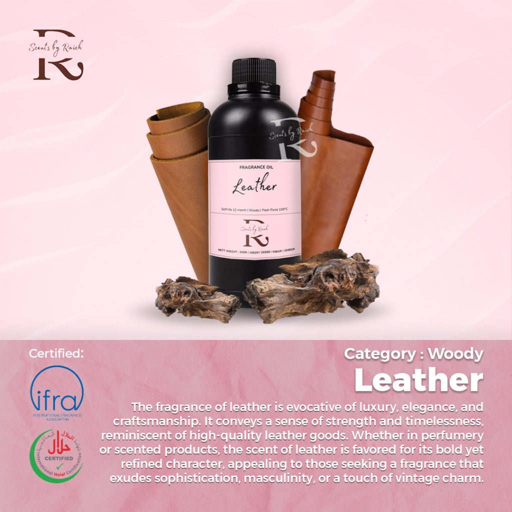 Jual PREMIUM 100gr Leather Fragrance Oil Reed Diffuser Candle ...