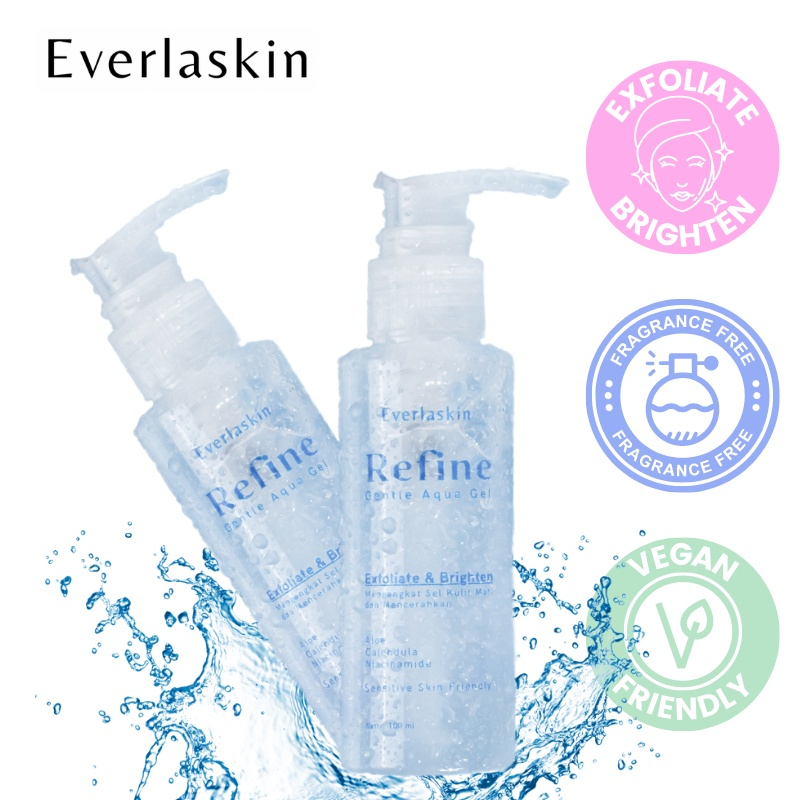 Jual Everlaskin Refine Gentle Aqua Gel Face and Body Exfoliating Gel ...