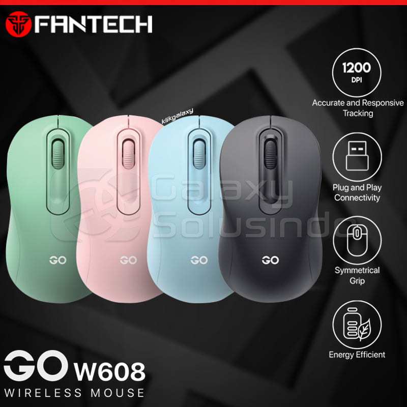 Jual Fantech GO W608 Wireless Lightweight Mouse | Shopee Indonesia