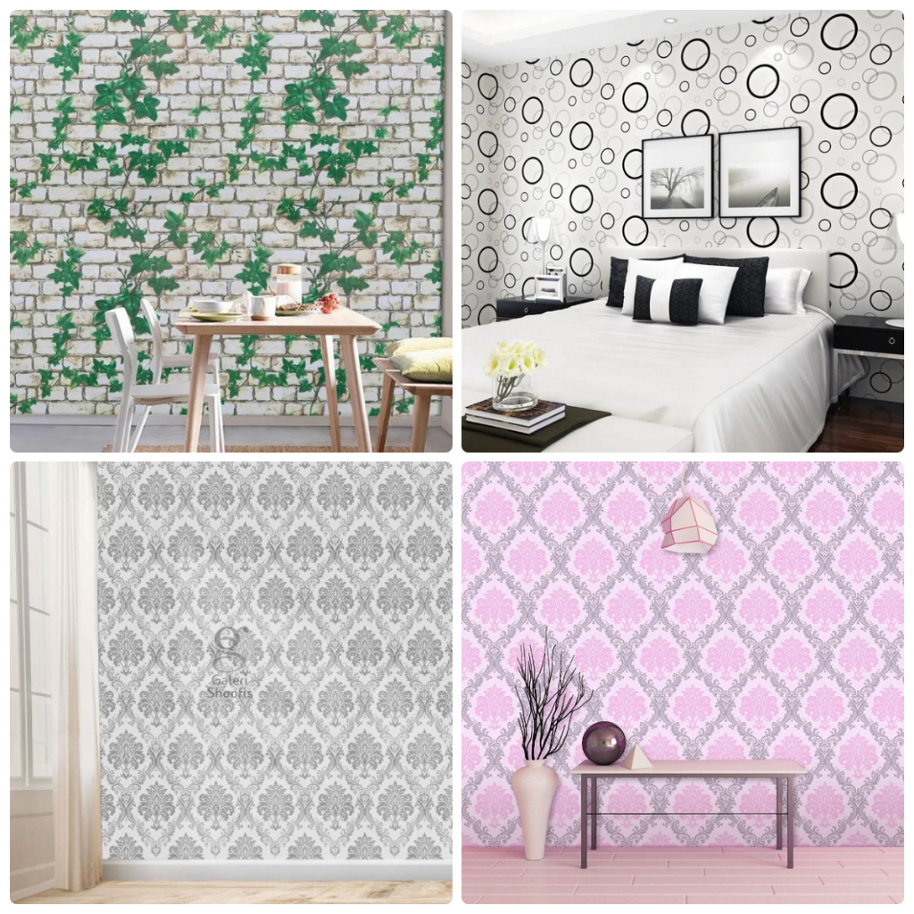 Jual Wallpaper Sticker Dinding Walpaper Stiker Ruang Tamu Walpeper Tembok Kamar Tidur 3d - DUNIA ...