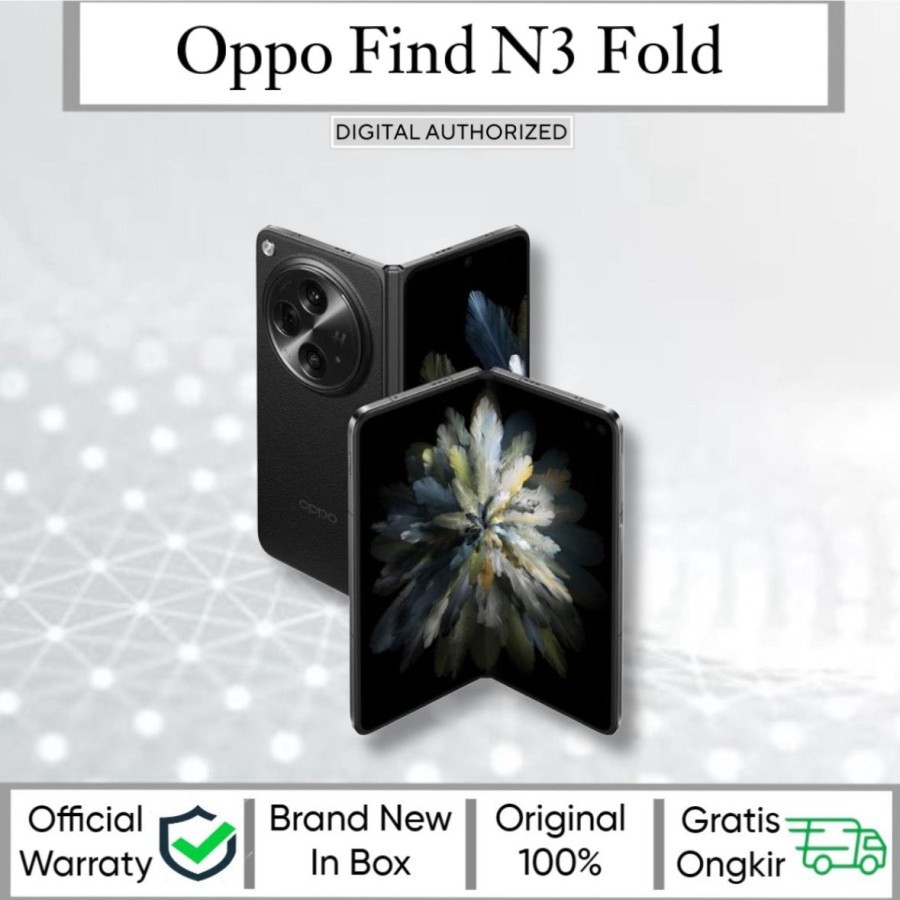 Jual Oppo Find N3 Fold RAM 16/512GB Garansi Resmi OPPO INDONESIA ...
