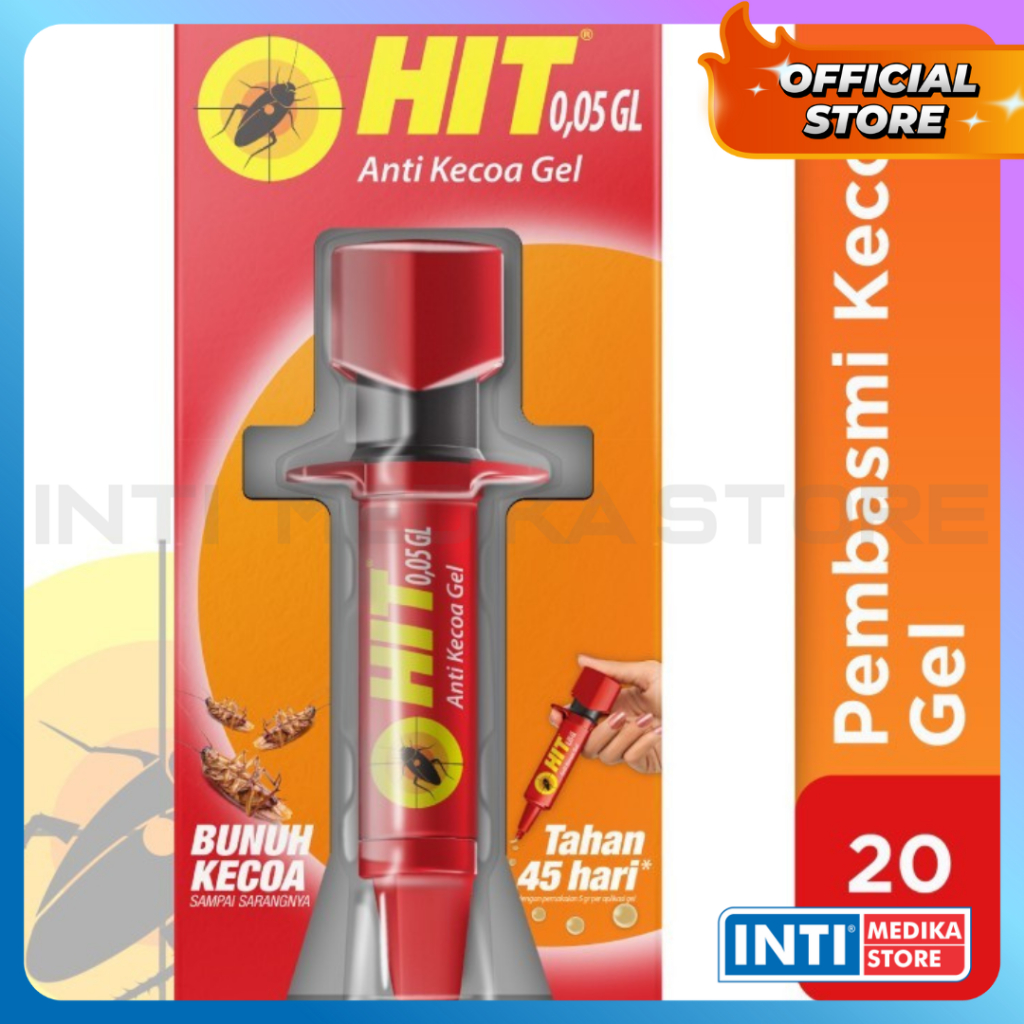 Jual HIT - Anti Kecoak GEL 20gr | Perangkap Pembunuh Kecoa | Shopee ...