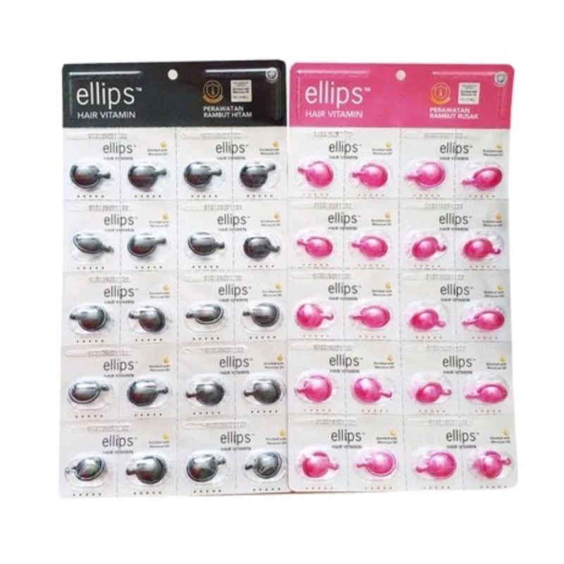 Jual ELLIPS VITAMIN RAMBUT 1 PPN ISI 20 BIJI | Shopee Indonesia