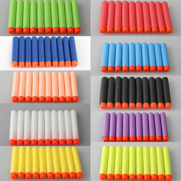 Jual Peluru busa Nerf 10 Pcs - Nerf Elite Soft Dart Refill - Peluru Nerf - Nerf Bullet 10 pcs ...