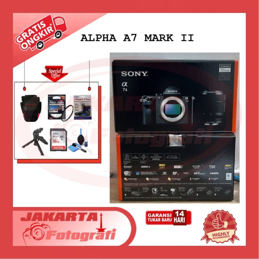 Jual Sony Alpha a7II A7 Mark II Kit 28-70mm Lens A7M2 | Shopee Indonesia