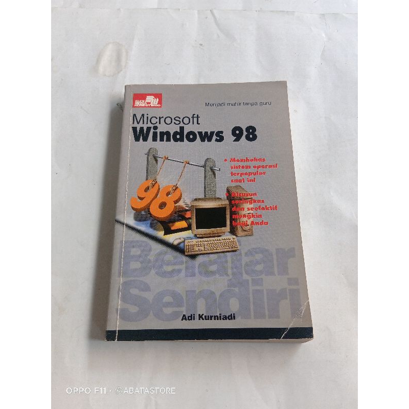 Jual BUKU BELAJAR SENDIRI MICROSOFT WINDOWS 98 ADI KURNIADI | Shopee ...