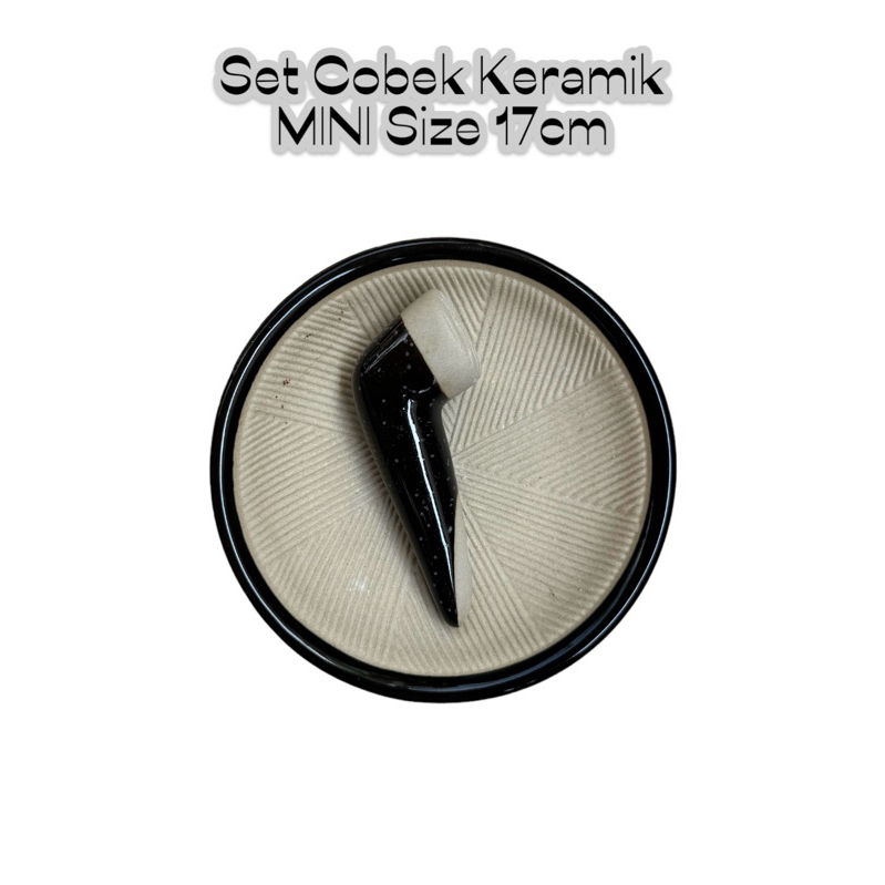 Jual Set Cobek Keramik Estetik Cobek Viral / Uleg Keramik / Cobek ...