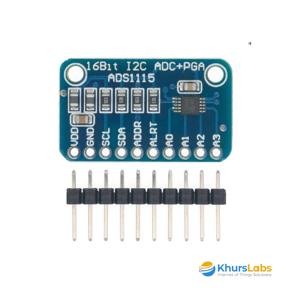 Jual ADS1115 16 BIT I2C ADC 4 CHANNEL ANALOG TO DIGITAL MODULE | Shopee Indonesia