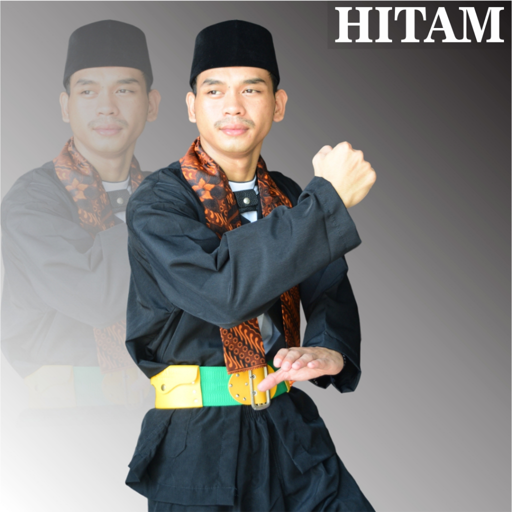 Jual Baju Pangsi Dewasa Setelan Sabuk Peci Cukin Pakian Tradisional ...