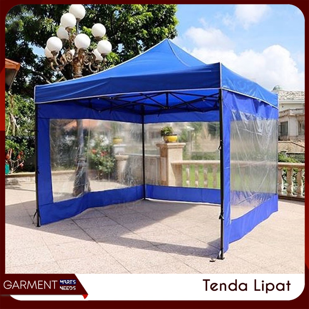 Jual Mika Penutup Hujan Transparan Tenda Lipat Outdoor Bahan Tebal ...
