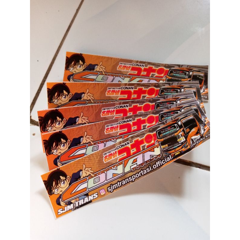 Jual stiker bus conan isi 5 pcs | Shopee Indonesia