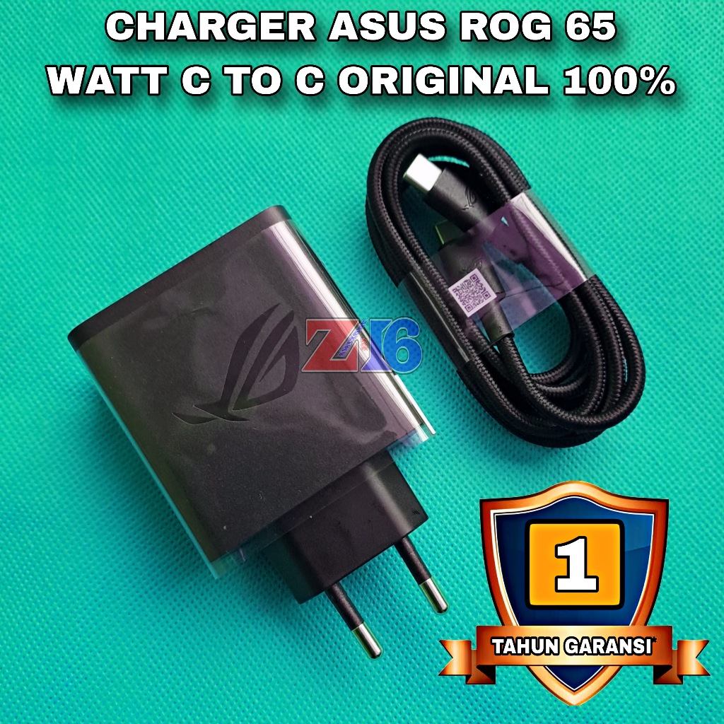 Jual [ ORIGINAL 100%] Charger Adaptor ASUS ROG PHONE 7 65W / 65 WATT C ...