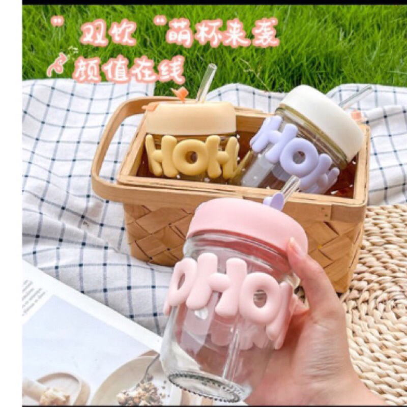 Jual TUMBLR GELAS MINI KACA HOHO/TUMBLR KACA ESTETIK | Shopee Indonesia