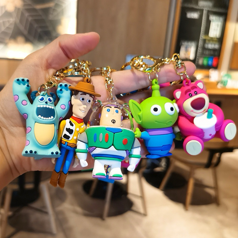 Jual Gantungan Kunci lucu Toy Story dan Pixar Buzz Lotso Alien Jessi ...