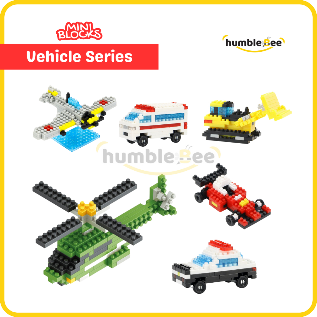 Jual Jike Mini Blocks - Vehicle Series | Mainan Edukatif Balok Susun ...