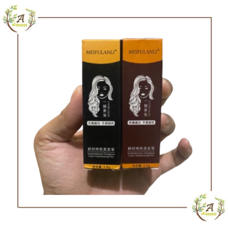 Jual lipstik rambut rewarna uban cat rambut mini hitam coklat semir cat ...