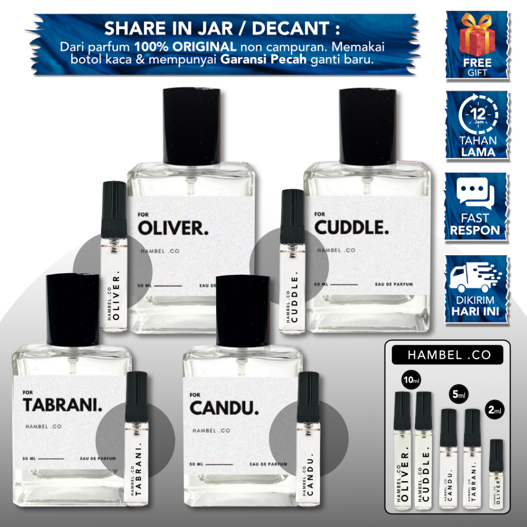 Jual HAMBEL CO PARFUME SHARE IN JAR (DECANT) Travel Size 2/5/10ML ...