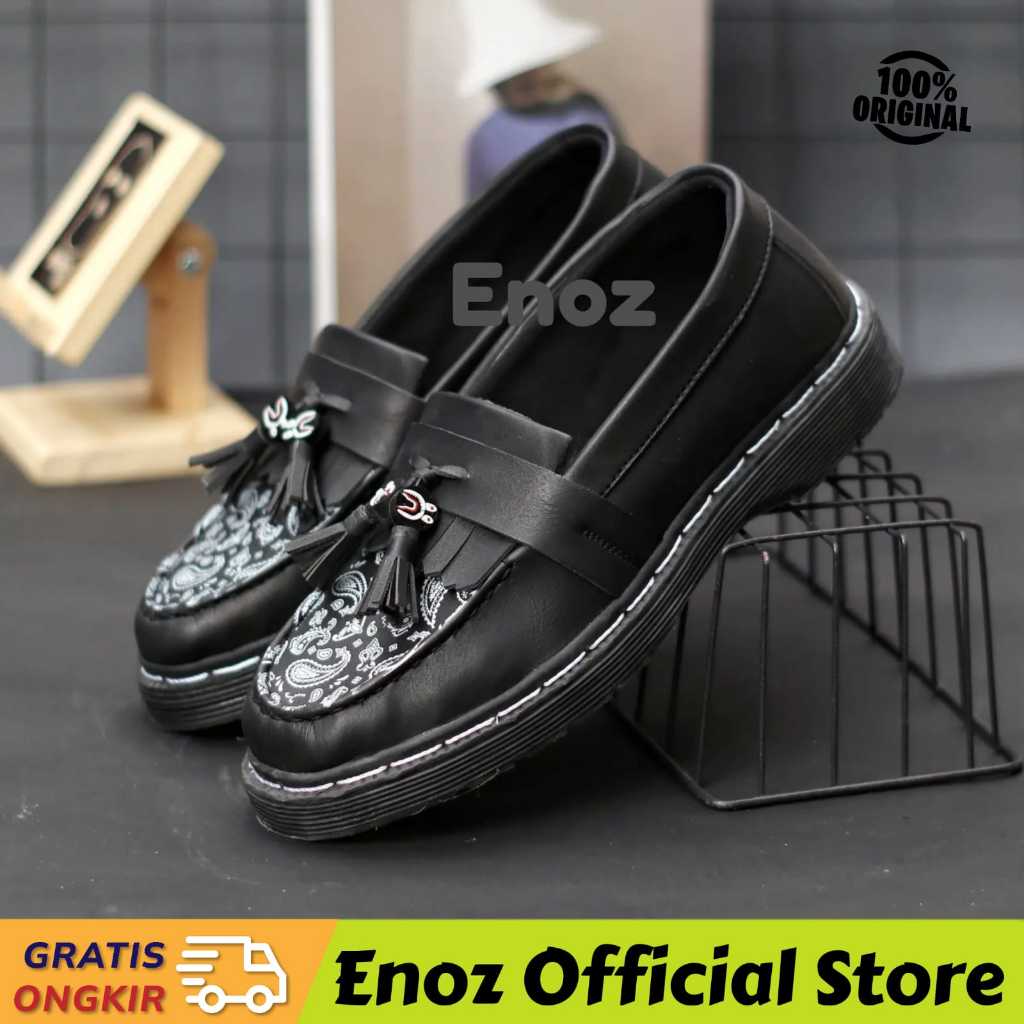 Jual Sepatu Formal Pria Hitam Pantofel Oxford Kerja Kulit PU Dogmart ...