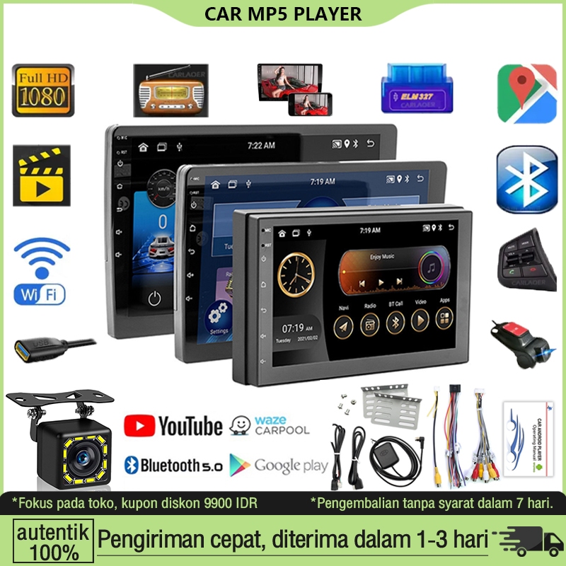 Jual Mobil Radio Car MP5 Player Screen Head 7/9/10 Inch Unit Android 13 Navigasi，Double Din tv ...
