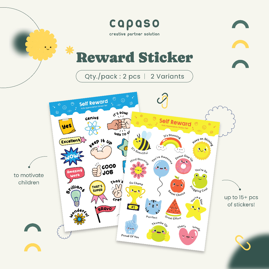 Jual Stiker Apresiasi/ Sticker Reward/ Sticker Penghargaan Lucu ...