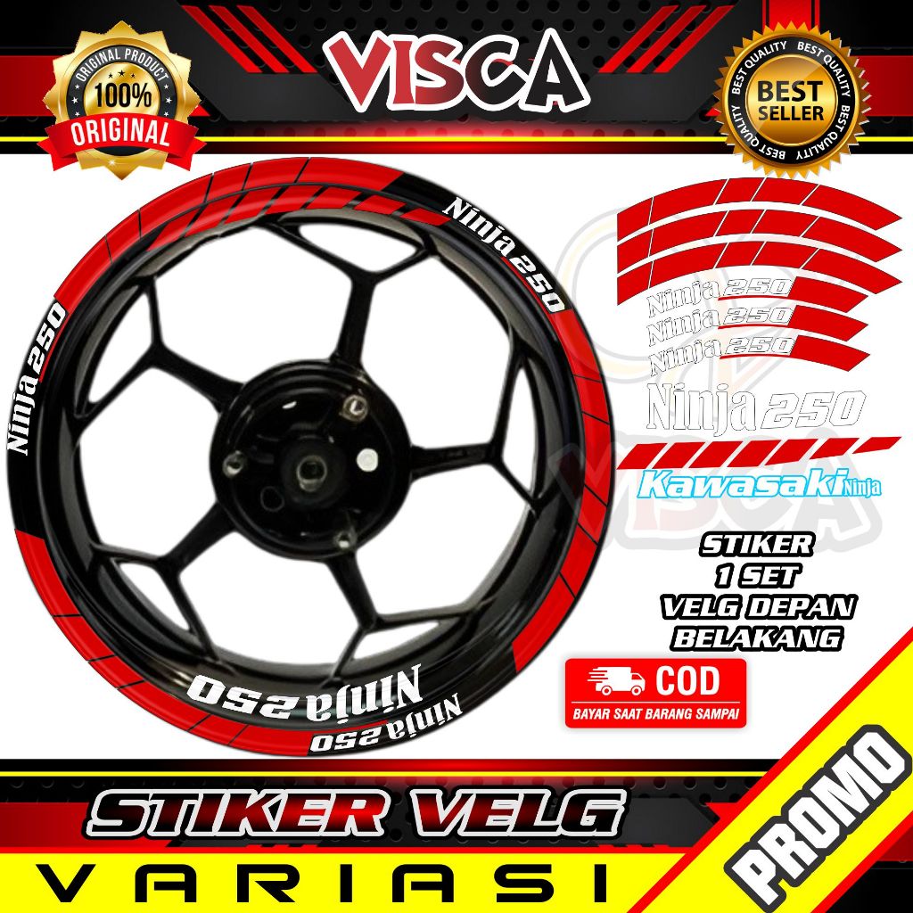 Jual Stiker Velg - Sticker Velk - Stiker Cutting Velg - Stiker Velk ...